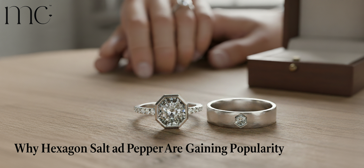 Why Hexagon Salt and Pepper Diamond Rings Are Gaining Popularity ...